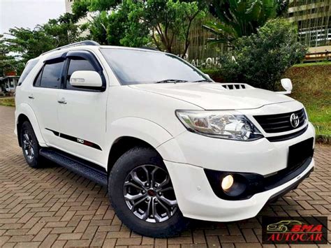 Toyota Fortuner Vnt Trd At Matic Velg Hitam Bma Dijual Co Id