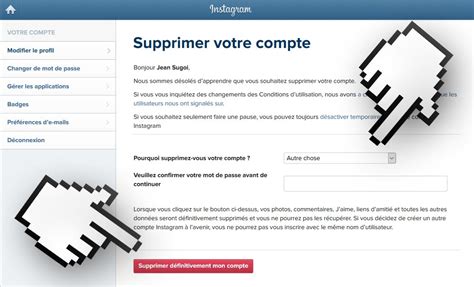 Supprimer Un Compte Instagram Comment Supprimer