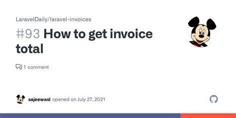 How To Get Invoice Total Issue 93 LaravelDaily Laravel Invoices