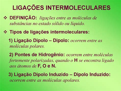 LIGAÇÕES QUÍMICAS Conceito Geral Combinação entre átomos moléculas e