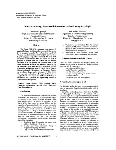 pdf macro clustering improved information retrieval using fuzzy logic