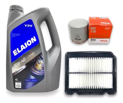Kit Service Aveo Aceite Ypf Elaion W Mineral Filtros