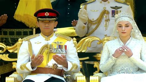Prince Mateen Anisha Rosnah Royal Wedding Majlis Istiadat Bersanding