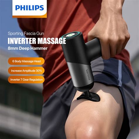 Philips Massage Gun Vibration Fascial Gun Muscle Relaxation Massager 7