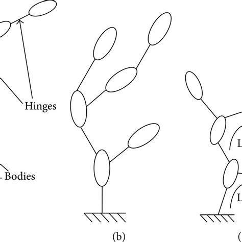 multibody systems a chain b tree and c closed loop topology download scientific diagram