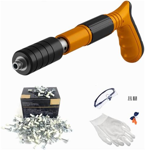 Manual Mini Steel Nail Gun Gears Power Adjustable Wall Nail Guns For