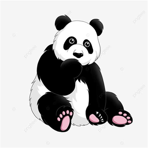 Hand Panda Clipart Transparent PNG Hd Hand Drawn Panda Clipart Cute