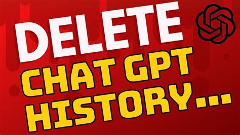 Chatgpt How To Delete Chat History Clear Browser Data New Feature