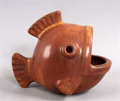 FIGURIN fisk Stengods Gunnar Nylund Rörstrand Bukowskis