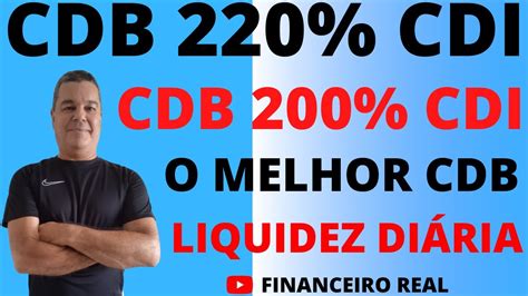CDB 200 DO CDI NA XP E NA RICO E CDB 220 DO CDI NA GENIIAL
