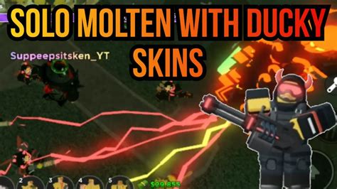New Ducky Skins VS Molten Mode Which Will Win Tower Defense