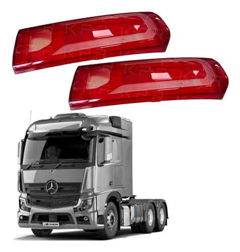 Lente Lanterna Traseira New Actros Novo 2651 Após 2021 Le ld