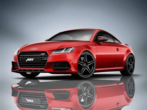 Audi Tt Tuned By Abt Has Hp Gunmetal Gray Wrap For Geneva