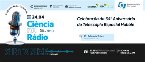 Celebração do 34º Aniversário do Telescópio Espacial Hubble