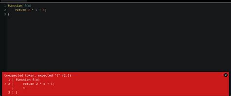 better syntax error messages in javascript dev community