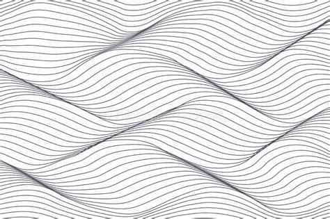 L neas Onduladas Abstractas Fondo Stock de ilustración Ilustración de