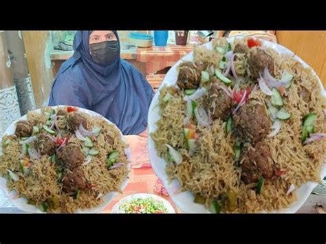 Mutton Kofta Pulao Recipe Kofta Pulao Kofta Rice Recipe Shabana