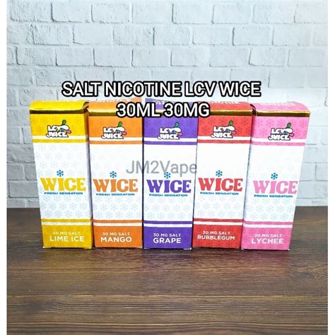 Jual Liquid Salt Lcv Wice Ml Mg Shopee Indonesia