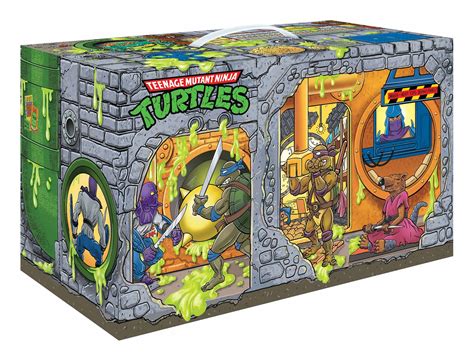 Nickalive Playmates Announces Tmnt Retro Rotocast Sewer Lair Figure Set