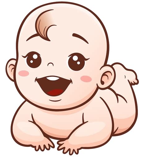 Bebé de dibujos animados Vector Premium