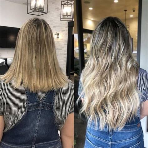 Before And After Gallery Shop Best Quality Hair Extensions Your Hair Shop 20 Inch Hair