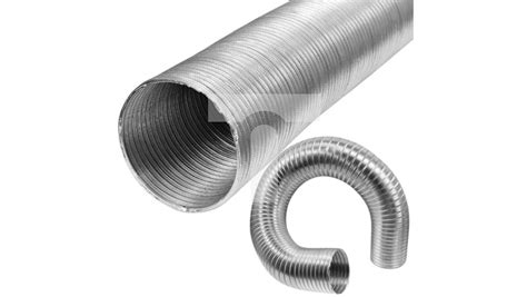 Rura aluminiowa spiro kanał wentylacyjny rozciągliwy Fi 100 długość do