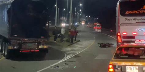 Un herido dejó accidente de tránsito en la autopista Medellín Bogotá