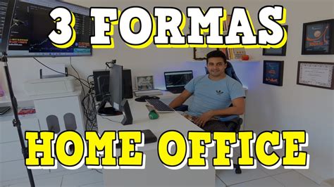 3 FORMAS DE GANHAR DINHEIRO TRABALHANDO EM HOME OFFICE Ganho Dinheiro