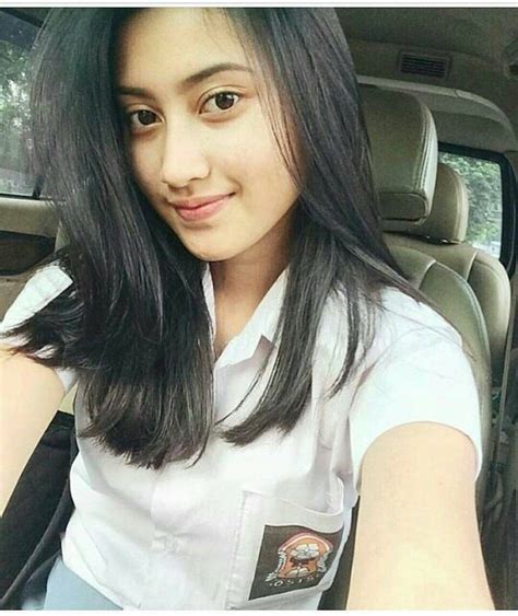 Indonesian Girls High School Girls Bikins Long Hair Styles Face Beautiful Instagram