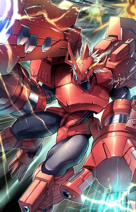 Blitzgreymon Digimon Drawn By Hawe King Danbooru