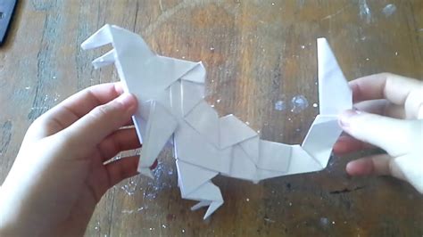 Cara Membuat Origami Godzilla Ian Parr