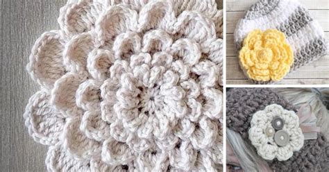 Crochet Petal Flower Pattern