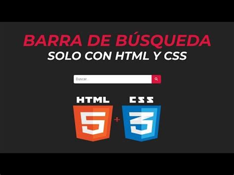 Insertar una barra de búsqueda en HTML guía completa y detallada
