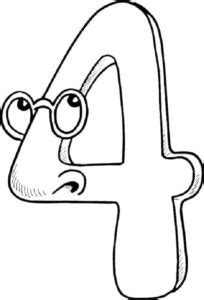35 Desenhos de Números para Pintar Colorir em Casa