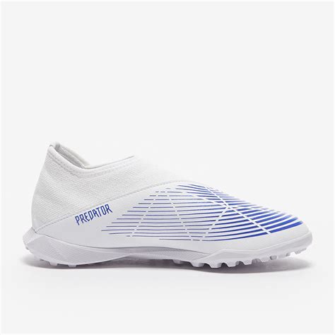 adidas Predator Edge 3 Sin Cordones TF para niños Blanco Hi Res Azul