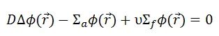 Diffusion Equation Finite Spherical Reactor