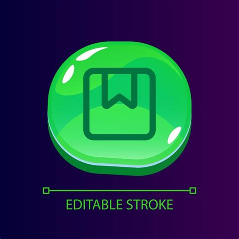 paquete o empaquetar lustroso ui botón con lineal icono profesional