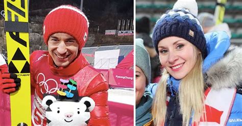 Ewa Bilan Stoch często pojawia się na zawodach męża nie tylko po to