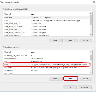 Dicas Sql psql não é reconhecido como um comando interno