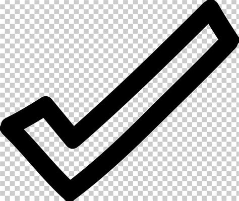 Check Mark Computer Icons Checkbox PNG Clipart Angle Area Black And