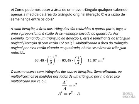 A Semelhança e o Triângulo de Sierpinski Planos de aula 9º ano