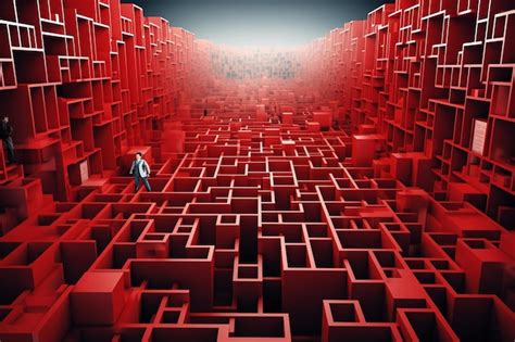 Premium Photo Navigating The Digital Maze Marketing Mastery