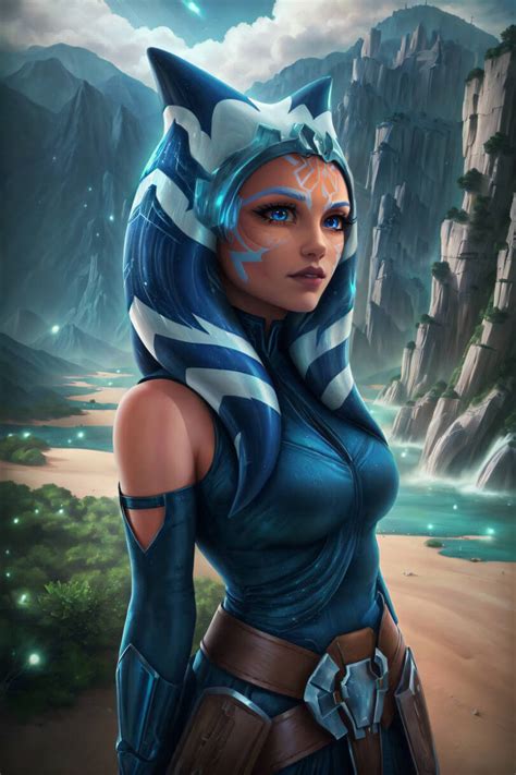 Ahsoka Tano Clone Wars Нейросетевые Барышни Sw сериалы Арт Барышня арт девушка Art