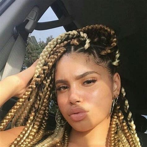 Pinterest Panda Bae New Pins Everyday Box Braids Styling Blonde Box