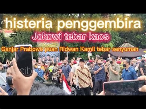 Suasana Muktamar Muhammadiyah Presiden Jokowi Tebar Kaos Ganjar