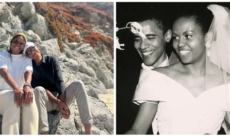 Barack Michelle Obama Celebrate Th Wedding Anniversary Ladun