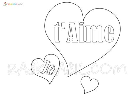 Coloriage Je t aime 25 nouvelles images pour une déclaration d amour