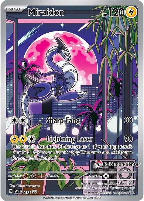 Flutter Mane 097 Pokemon Center SV Scarlet Violet Promo Cards