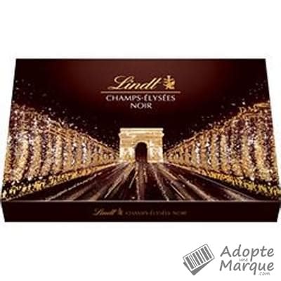 Lindt Champs Elysées Assortiment de Chocolats Noir La boîte de 470G