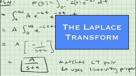 the laplace transform control systems lecture 1 youtube